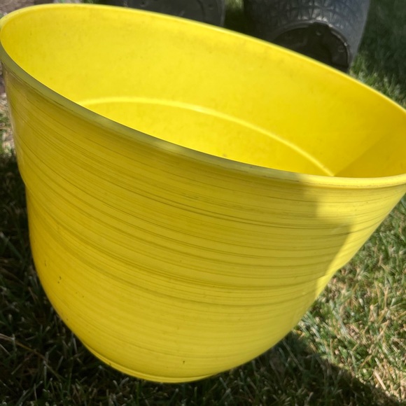 Accents | Classic Yellow Planter Bucket | Poshmark